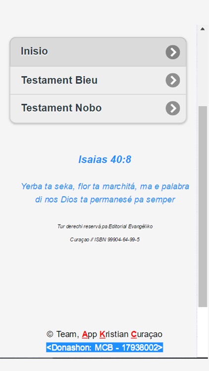 Beibel Santu Papiamentu by Ruben Uracan Williams