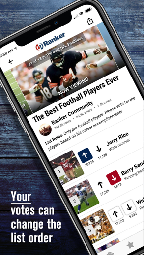 Ranker for iPhone - APP DOWNLOAD
