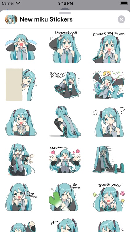 New MIKu Stickers HD by awatif laghmam