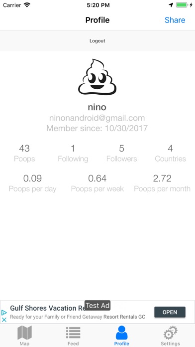 Poop Map - Pin and Track - AppRecs