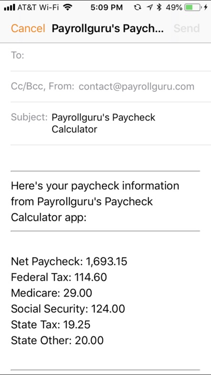 Paycheck Calc By Payrollguru Inc 