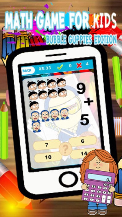 Ninja Anime Math Kids Calculate Version by Numchok Shukdee