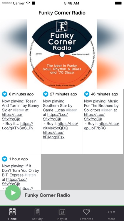 Funky Corner Radio by Nobex Technologies