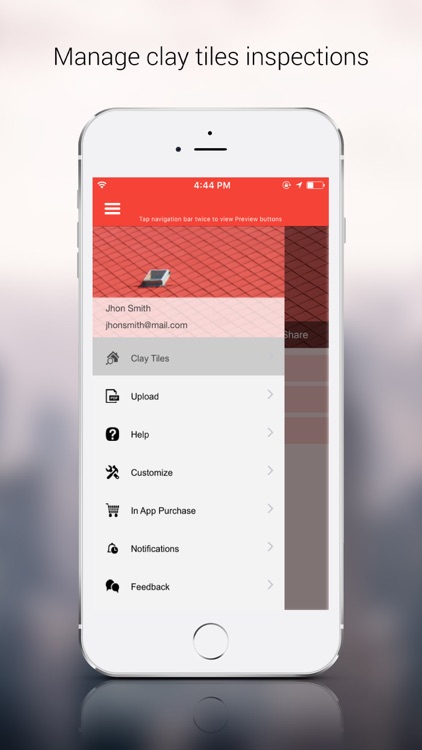 Clay Tiles Inspection App by Snappii