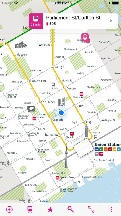 Toronto Rail Map by Urban-Map