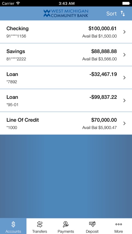 WMCB Mobile Banking App by West Michigan Community Bank