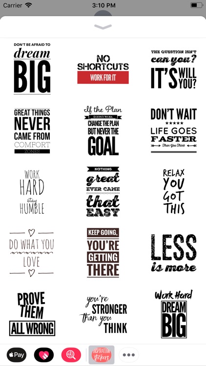 Daily Inspiration Stickers by Shyh Shyan Ng