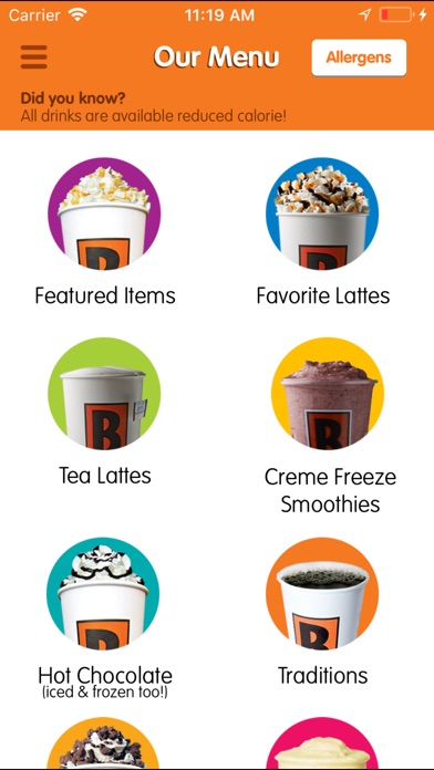 Biggby Nutritional Menu | Besto Blog