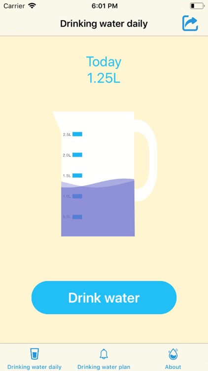 Daily drinking water plan by Lewis Hudson
