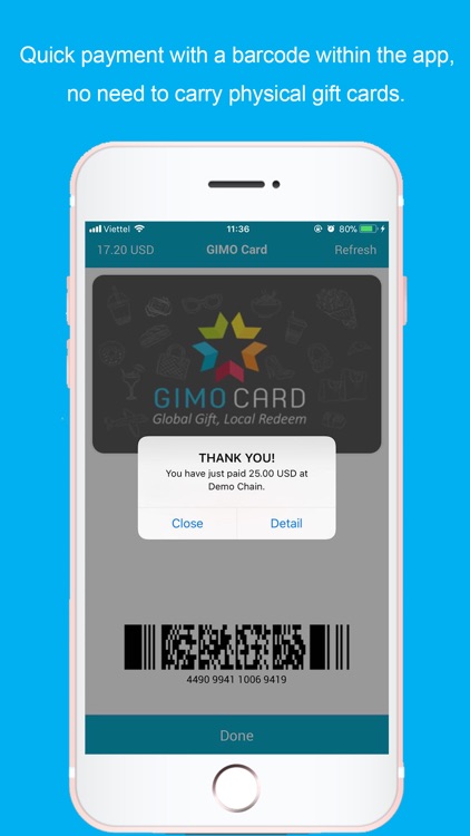 GIMO Card - Digital Gift Card by REQES INC.