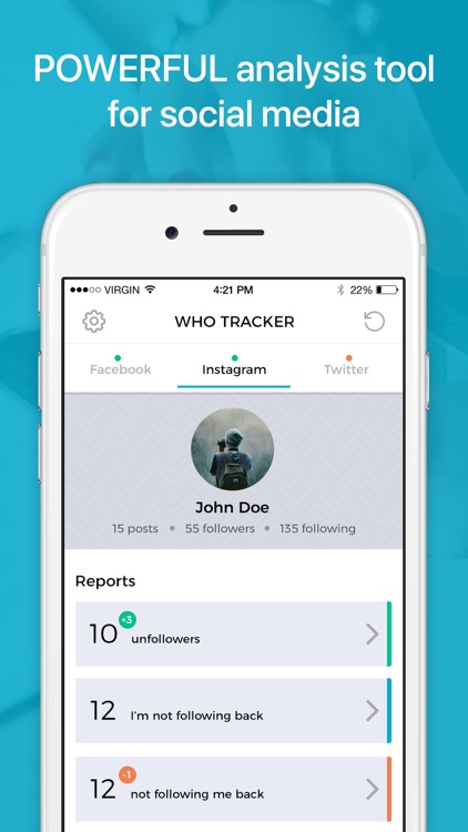 WHO - App for Social Analytics by UAB Nesus