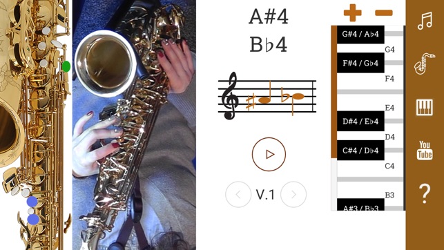 ‎2D Saxophone Fingering Chart on the App Store