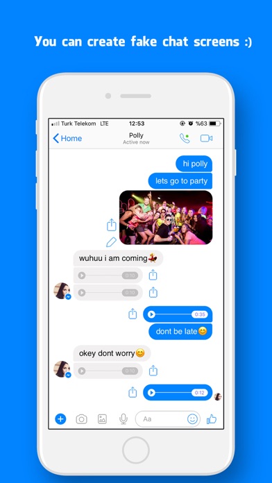 Fake Messenger for iPhone - APP DOWNLOAD