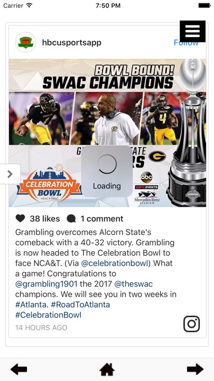 HBCU Sports App by Prestine Manderville