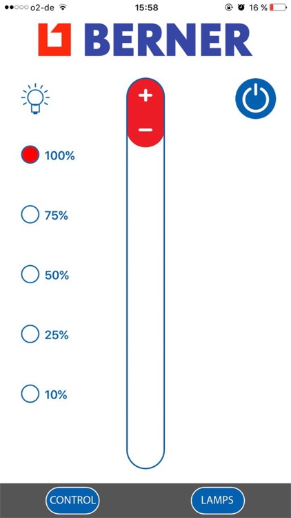 Berner light control by Berner Trading Holding GmbH