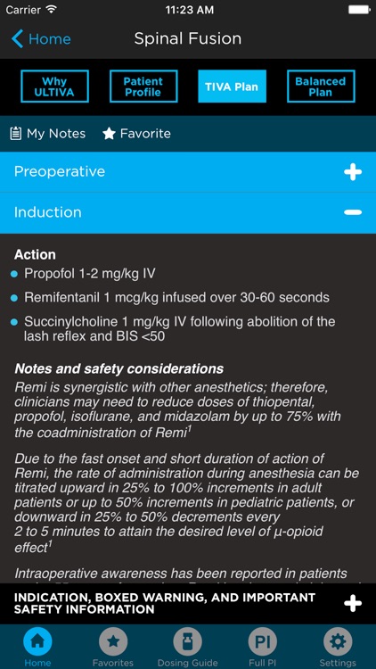 ULTIVA® (remifentanil HCl) Plans by Mylan Inc.