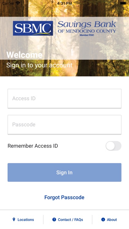 SBMC Mobile by Savings Bank of Mendocino County