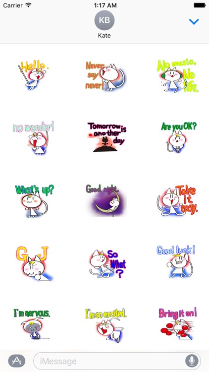 Talking Cat Sticker by Nguyen Hoang