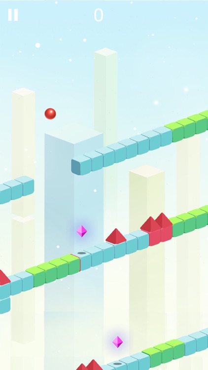 Mini Red Ball Cubical Adventure by Huong Nguyen