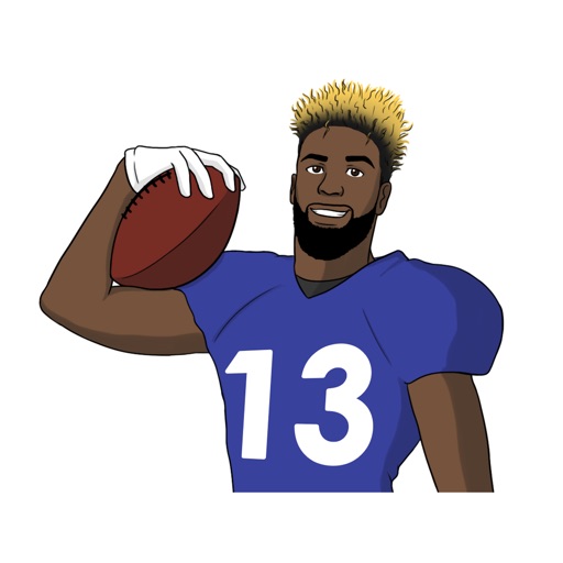 OBJmoji - Odell Beckham Jr. Stickers by Bare Tree Media Inc