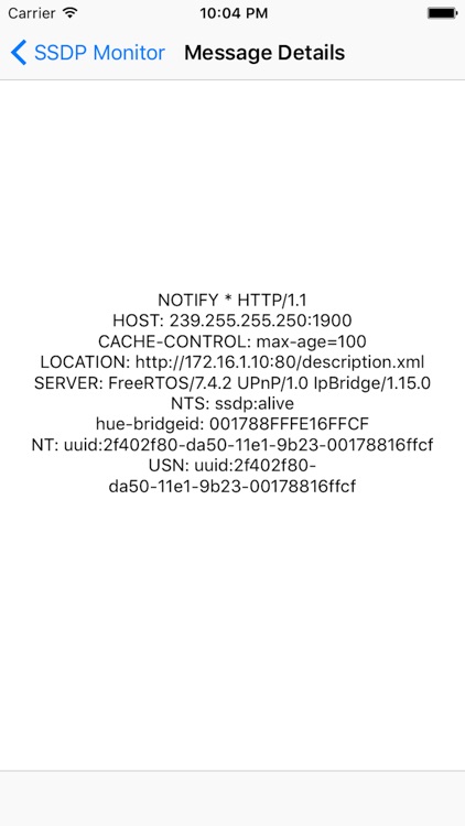 SSDP Monitor by Thomas De Reyck