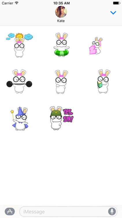 Nerd Easter Bunny - Animated GIF Stickers by Hiep Nguyen Van