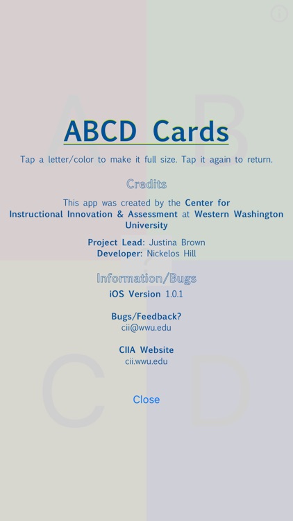 ABCD Cards by Western Washington University