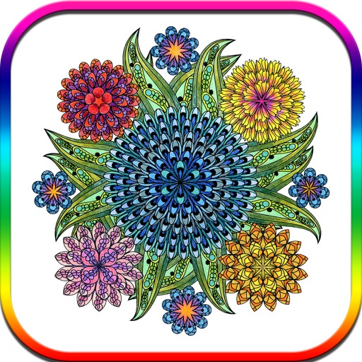 Coloring Beautiful Mandala New Theme by Akhanan Pongsawat