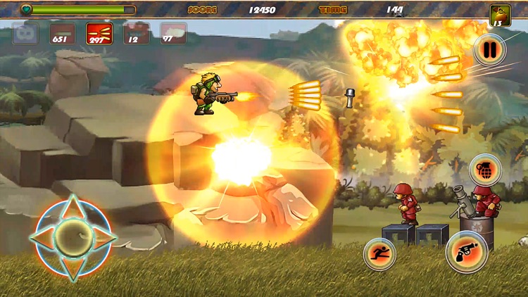 Classic Metal Contra Rambo Soldier by Le Duc Cuong