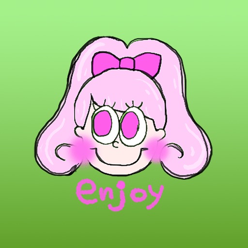 Girls With Colorful Hair Stickers For iMessage by Nguyen Thac Huy