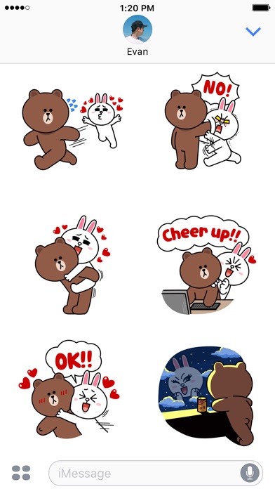 BROWN & CONY Sweet LOVE - LINE FRIENDS App Data & Review - Stickers ...