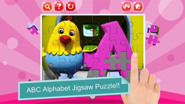 Lively ABC Alphabet Jigsaw Puzzle For Kid Learning by Watchara Boonnoon