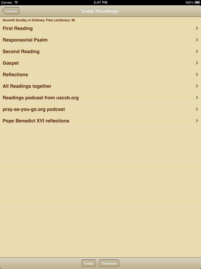 Laudate - La aplicación que lo tiene todo #CatolicApps