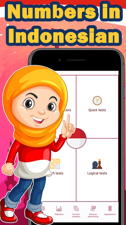 Numbers in Indonesian language by Nelly Latypova