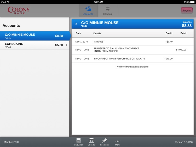 Colony Bank Mobile for iPad by Colony Bank