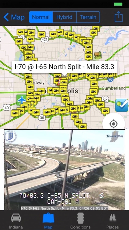 Indiana Road Conditions and Traffic Cameras by Calvin Chen