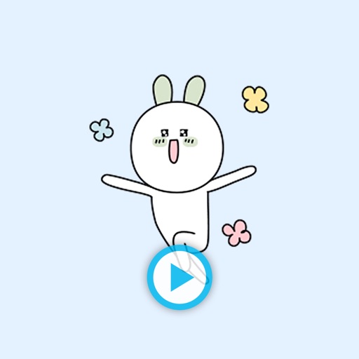 Spring Bunny - Animated GIF Rabbit Stickers by Hiep Nguyen Van