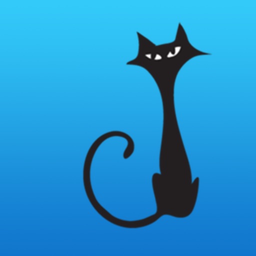 Cute Black Cat Talk Sticker by Nguyen Hoang