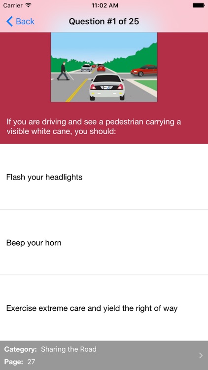 MD Practice Driving Test by Maryland Motor Vehicle Administration