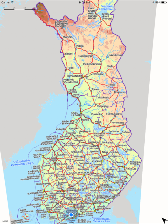 Télécharger Suomen kartta pour iPhone / iPad sur l'App Store (Navigation)
