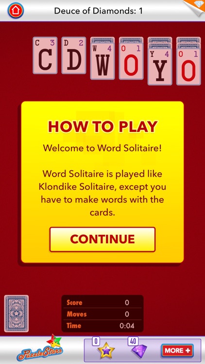 Word Solitaire by PuzzleStars by Candywriter, LLC