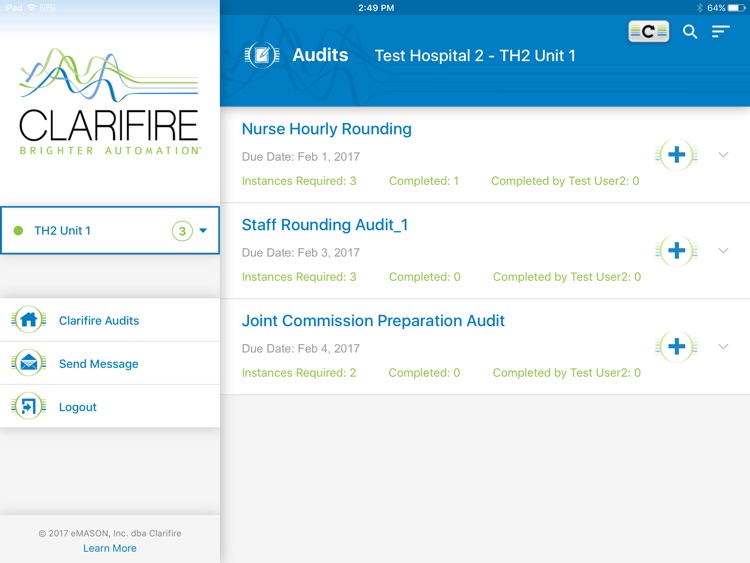 Clarifire Audits by eMason, Inc.