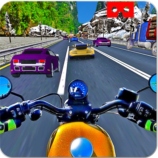 VR Crazy Bike Race: Traffic Racing Pro by Door to Apps