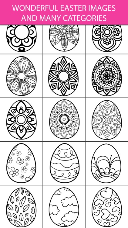 Easter Bunny Mandala Coloring Book by BACA BACA Games