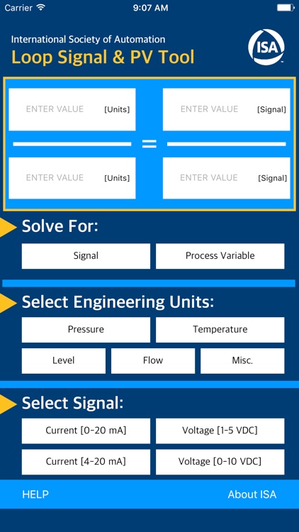 Loop Signal & PV Tool by International Society of Automation