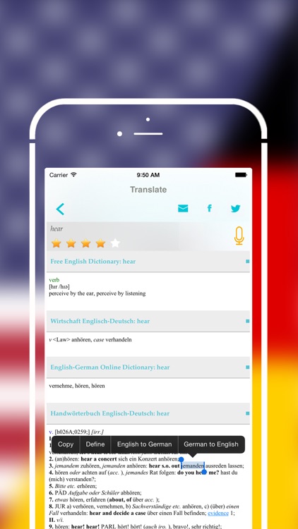 Offline English to German Translator Dictionary by iChekers
