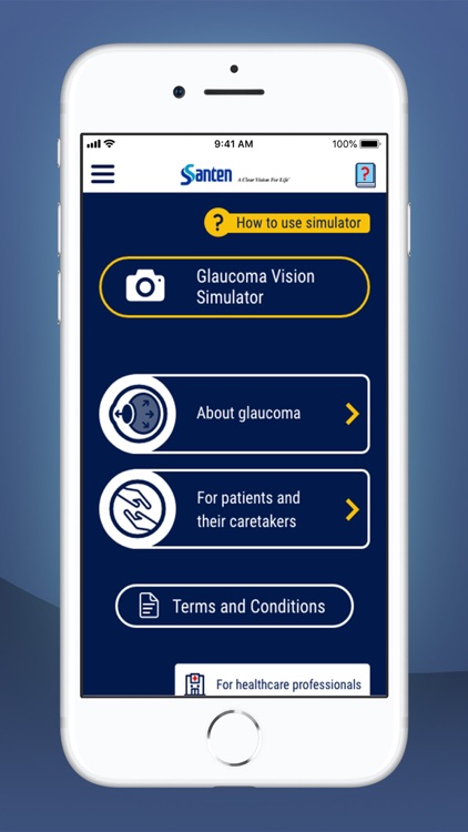 Glaucoma Vision Simulation by Santen Pharmaceutical Co., Ltd.