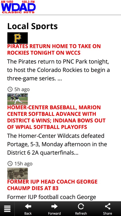 WDAD AM 1450 100.3 FM by Renda Broadcasting Corp.