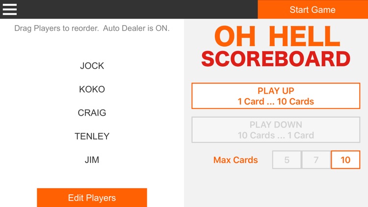 OH HELL Scoreboard by Craig Hibbard