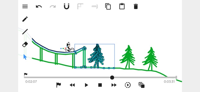Line Rider on AppGamer.com